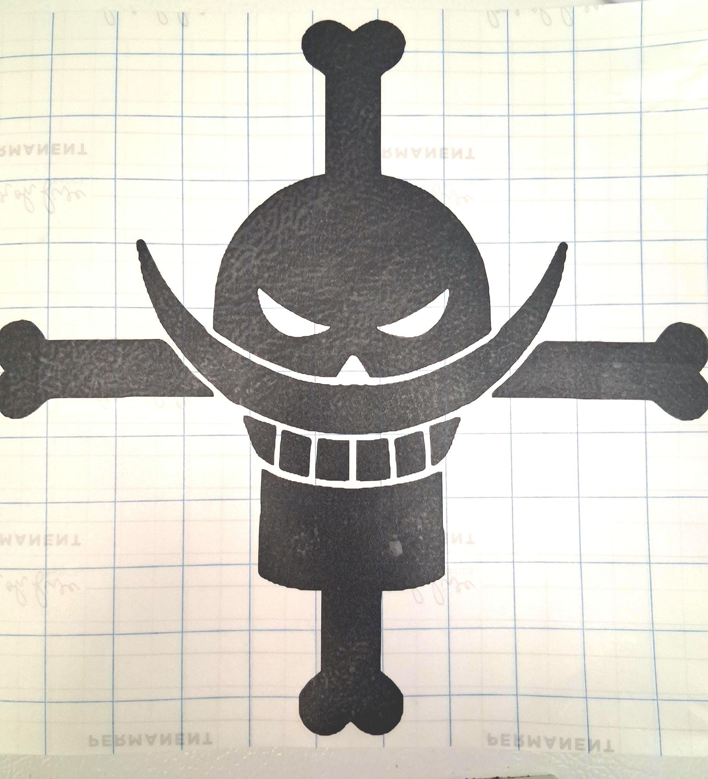 One Piece Whitebeard Jolly Rogers Bumper Decal ; Window Decal ; Car ...