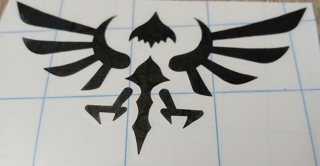 Hylian Goddess Crest Vinyl Decal - Etsy
