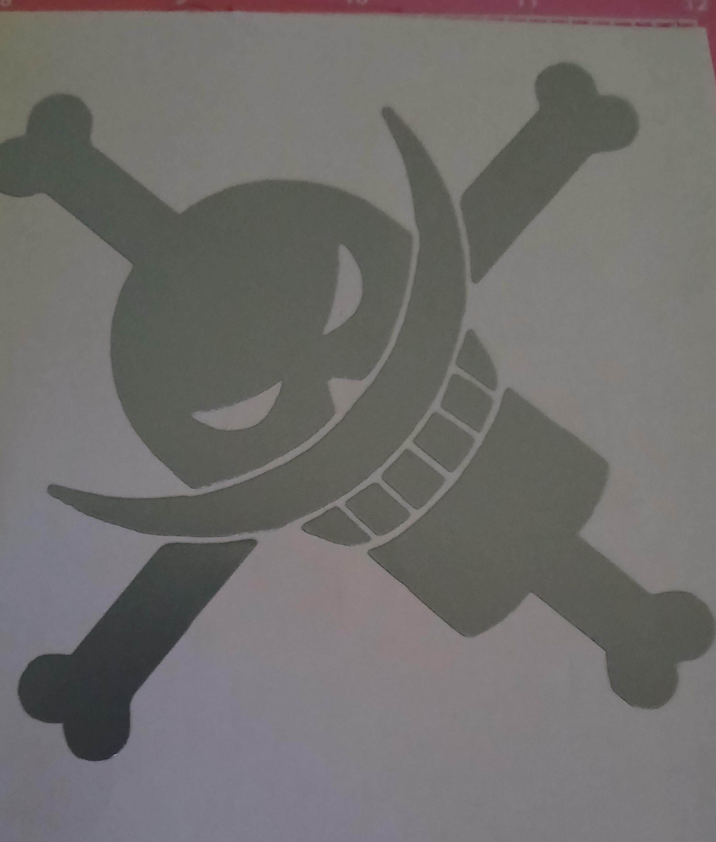 One Piece Whitebeard Jolly Rogers Bumper Decal ; Window Decal ; Car ...