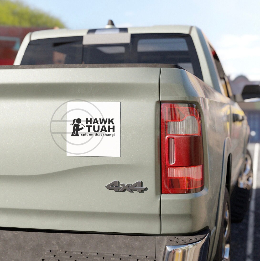 HAWK TUAH 2024 Svg Digital Spit on That Thang, Truck Sticker, Viral ...