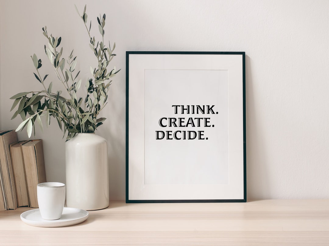 Motivational Posters, Set of 4 PRINTABLES, Office Decor, Inspirational ...