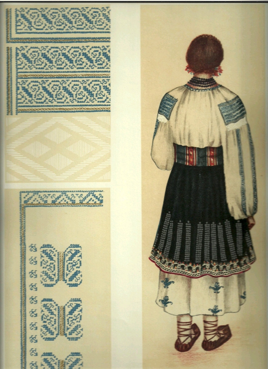 Vintage Romanian Blouse Pattern Book Scheme Embroidery; 54 Pages; 1971 ...