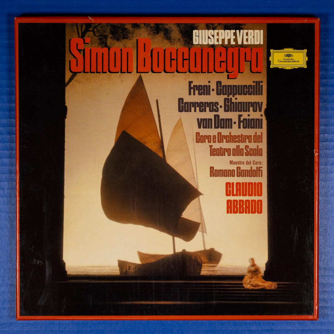 Giuseppe Verdi • Simon Boccanegra 3-LP - Etsy