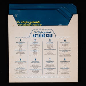 The Unforgettable Nat King Cole 8-LP - Etsy