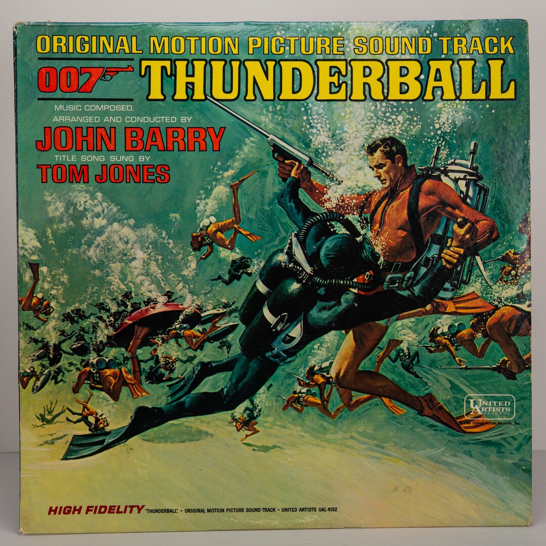 Thunderball Original Motion Picture Soundtrack LP - Etsy