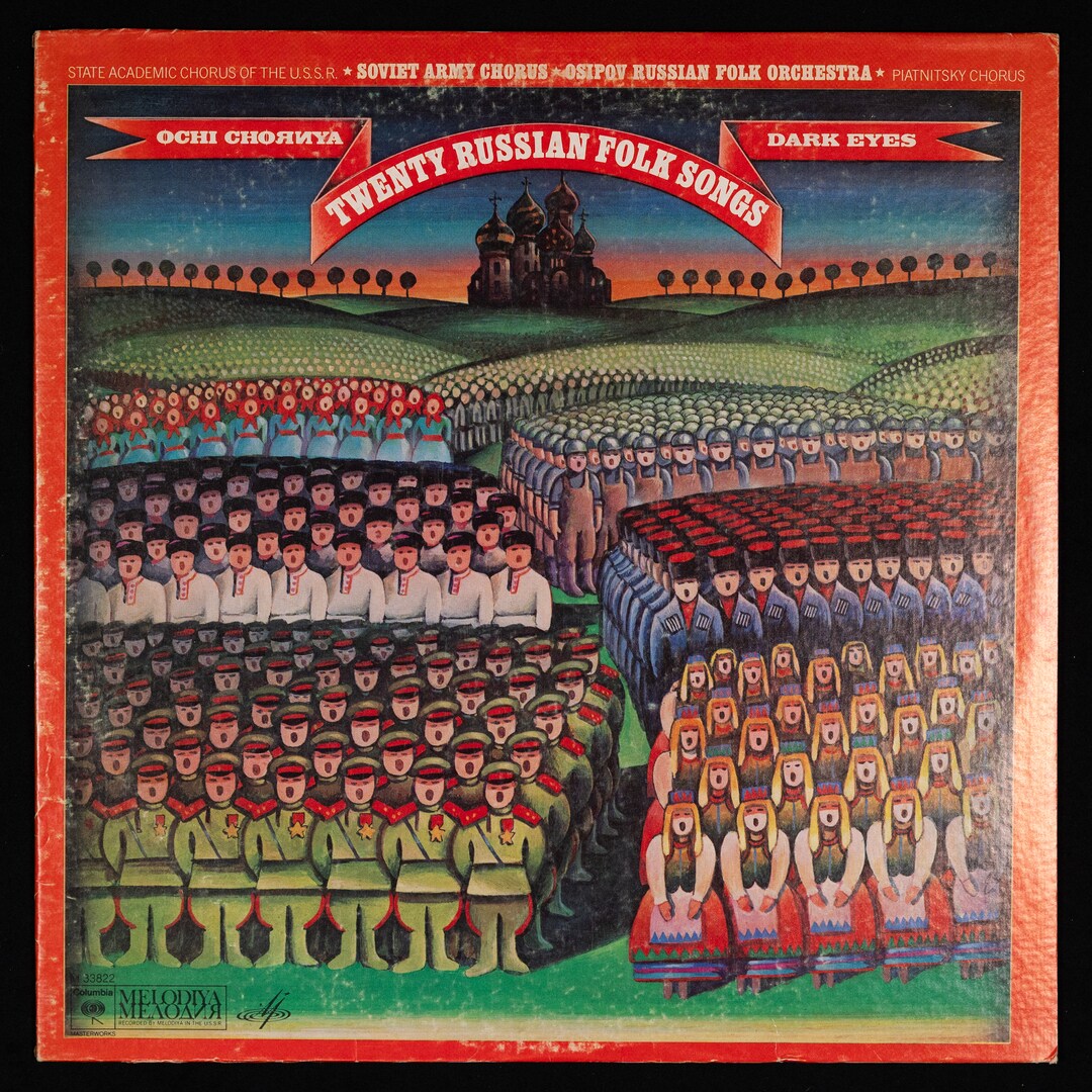 Twenty Russian Folk Songs soviet Army Chorus Osipov Russian Folk ...
