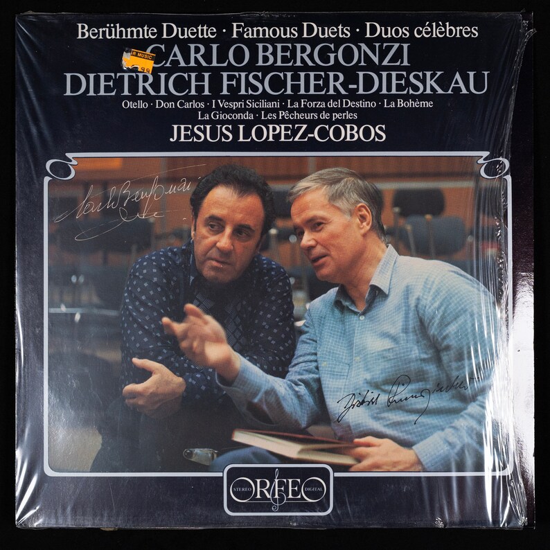 Carlo Bergonzi • Dietrich Fischer-dieskau • Jesus Lopez-cobos ...
