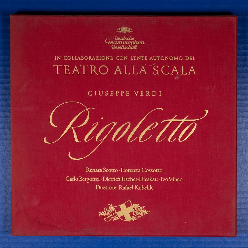 Giuseppe Verdi • Rigoletto • Teatro Alla Scala 3-LP - Etsy