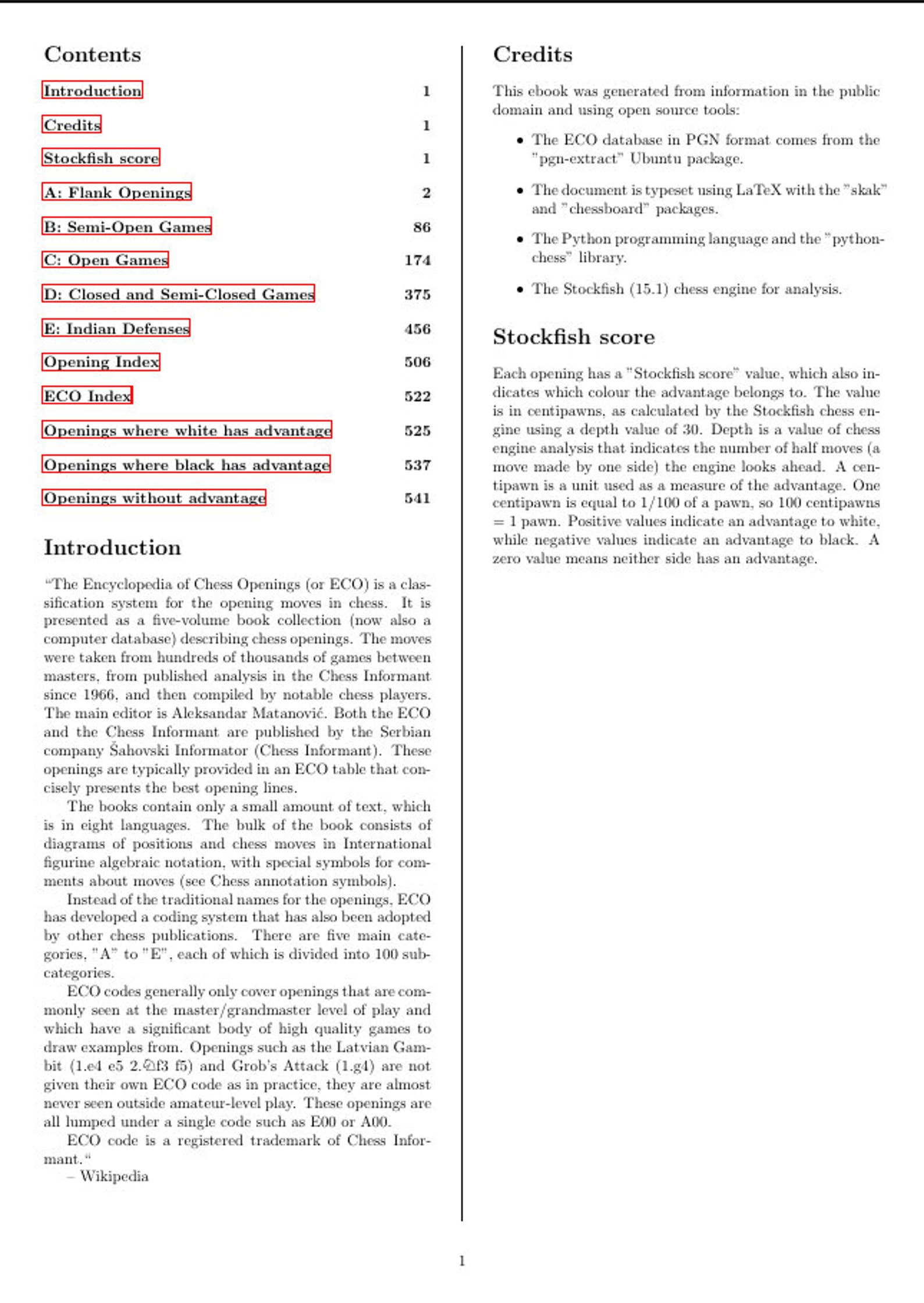 Encyclopedia of Chess Openings, a Reference Guide - Etsy