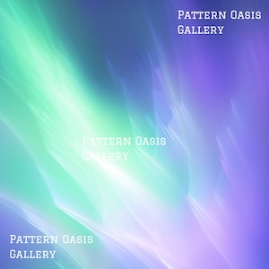 Northern Lights Digital Paper, Northern Lights Backgrounds, Aurora ...