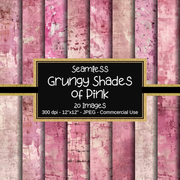 Pink Digital Paper - Etsy