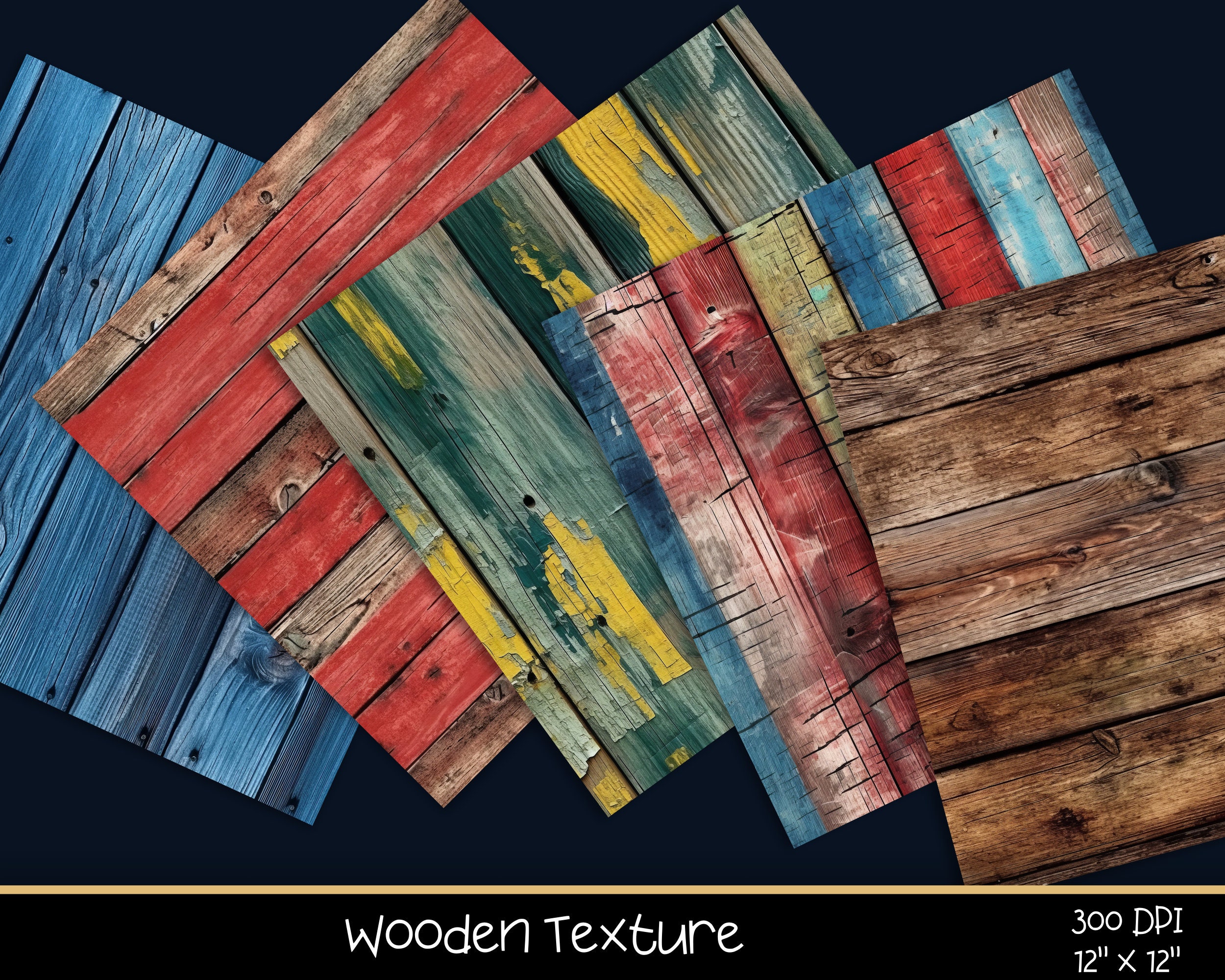 300 Wood Texture Seamless Patterns, Shabby Chic Distressed Wood Plank ...