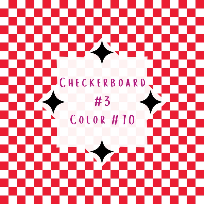 100 Seamless Checkerboard Digital Paper 100 Colors Checker - Etsy
