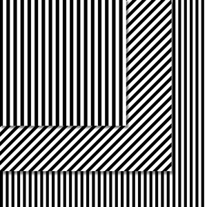 Black & White Seamless Striped Digital Paper, Striped Paper, 16 Stripes ...