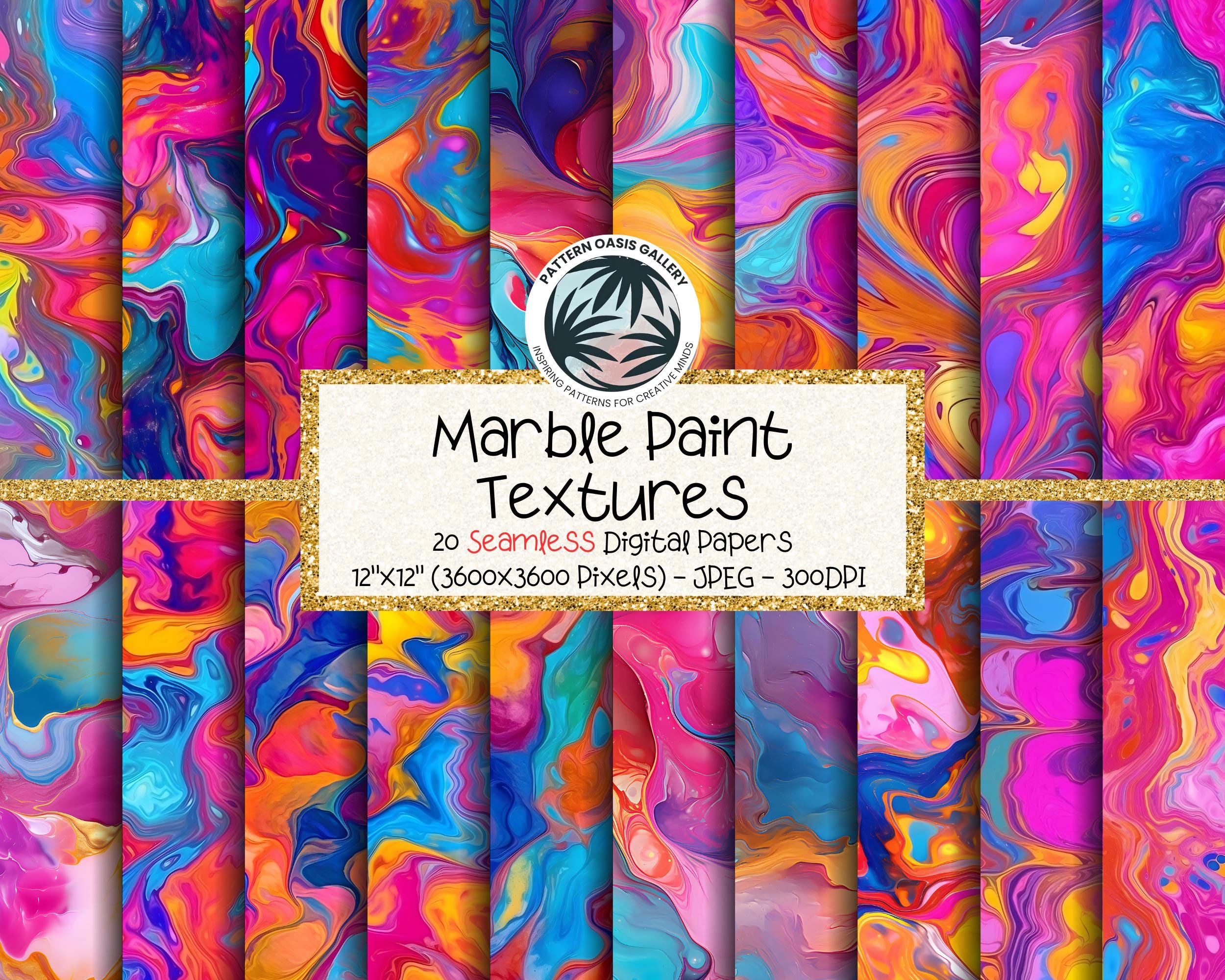 Marble Paint Seamless Digital Paper - Instant Download, Scrapbooking ...