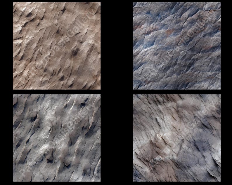 Mountain Stone Texture Digital Paper – Seamless Scrapbooking (12x12 ...