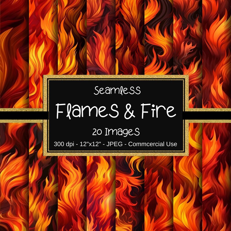 Flame Pattern - Etsy