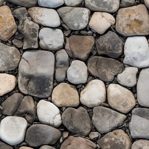 Cobblestones Seamless Digital Paper, Seamless Cobblestone Patterns ...