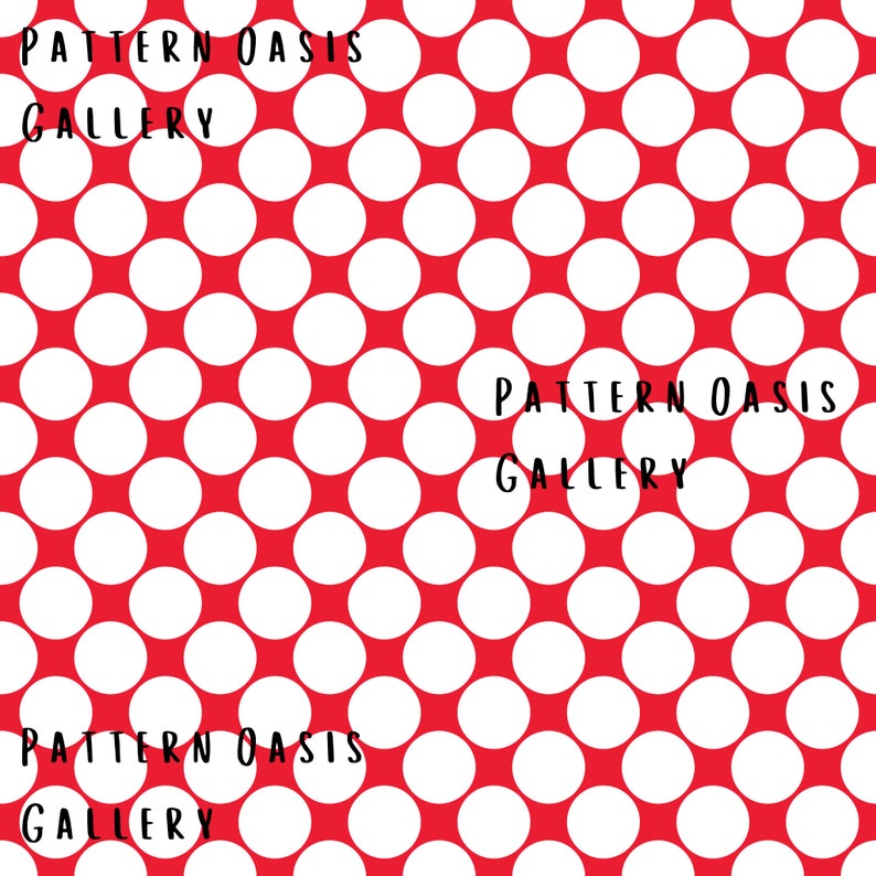 Large White Dots Digital Paper Colorful Polka Dot - Etsy