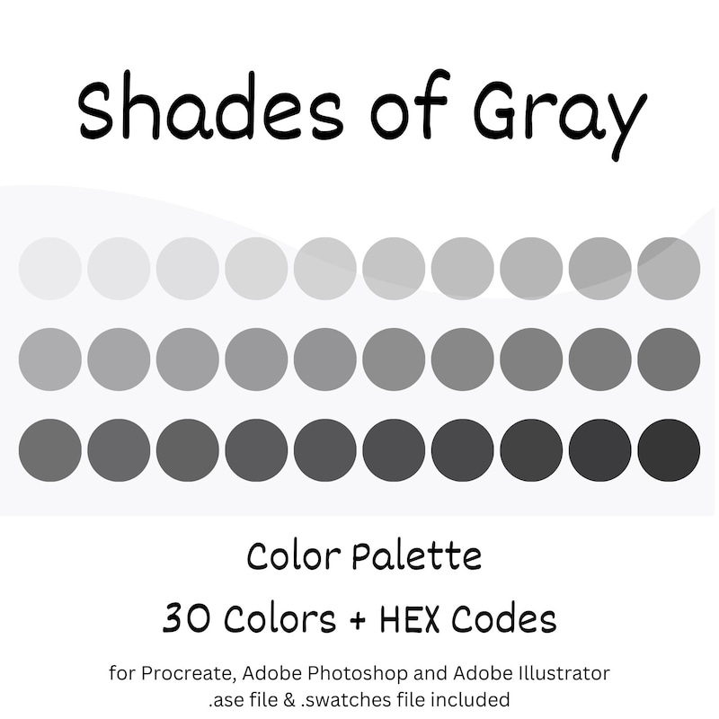 Hex Code Grey - Etsy