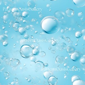 Bubbles Digital Paper Textures, Seamless Water Bubbles Texture ...