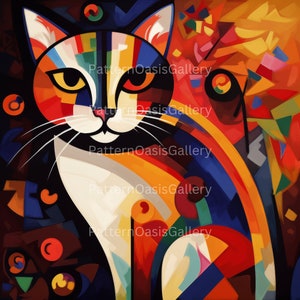 20 Picasso Cats Images, Picasso Style Cats, Cubist Cats, Pablo Picasso ...