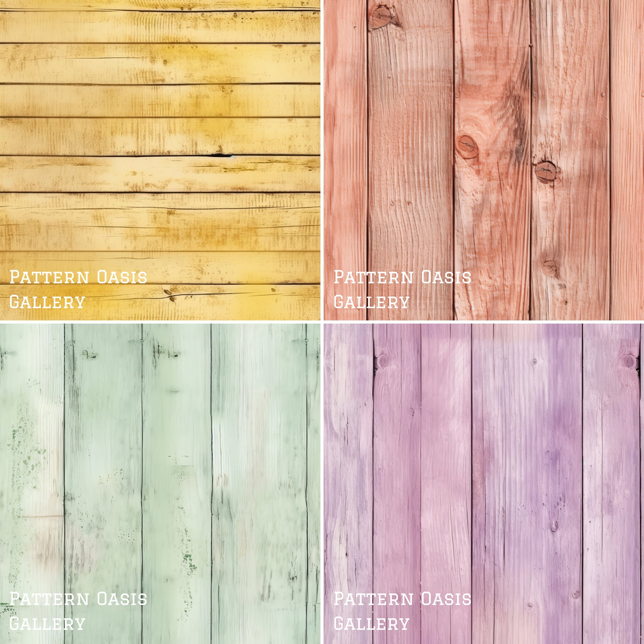 Pastel Wood Planks Textures Digital Paper, Seamless Rustic Wood Digital ...
