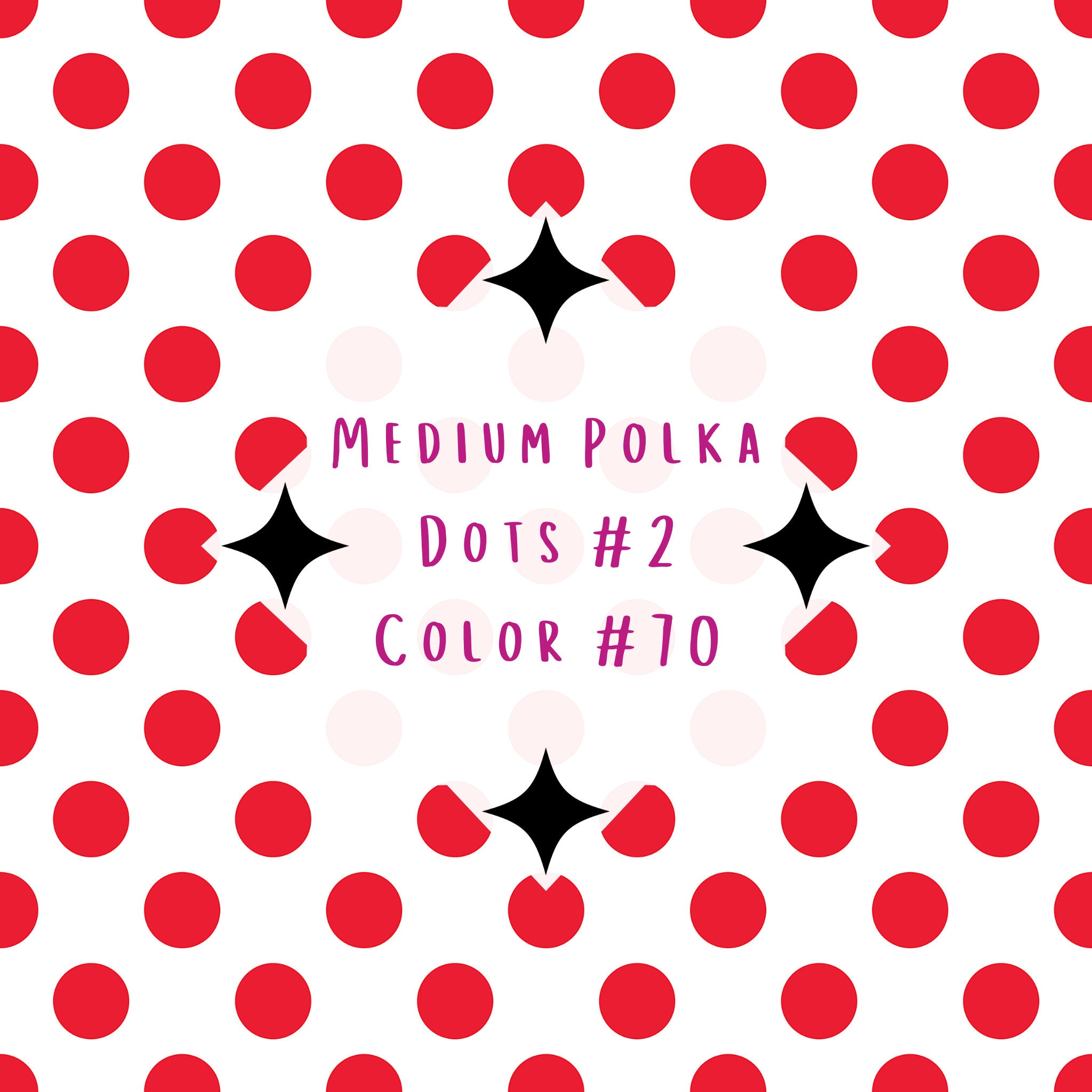 100 Seamless Medium Polka Dot Papers 100 Colors 12 X - Etsy