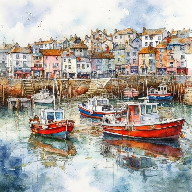 20 Harbour Scenes Clipart, Harbour Images, 20 High Quality Designs, JPG ...