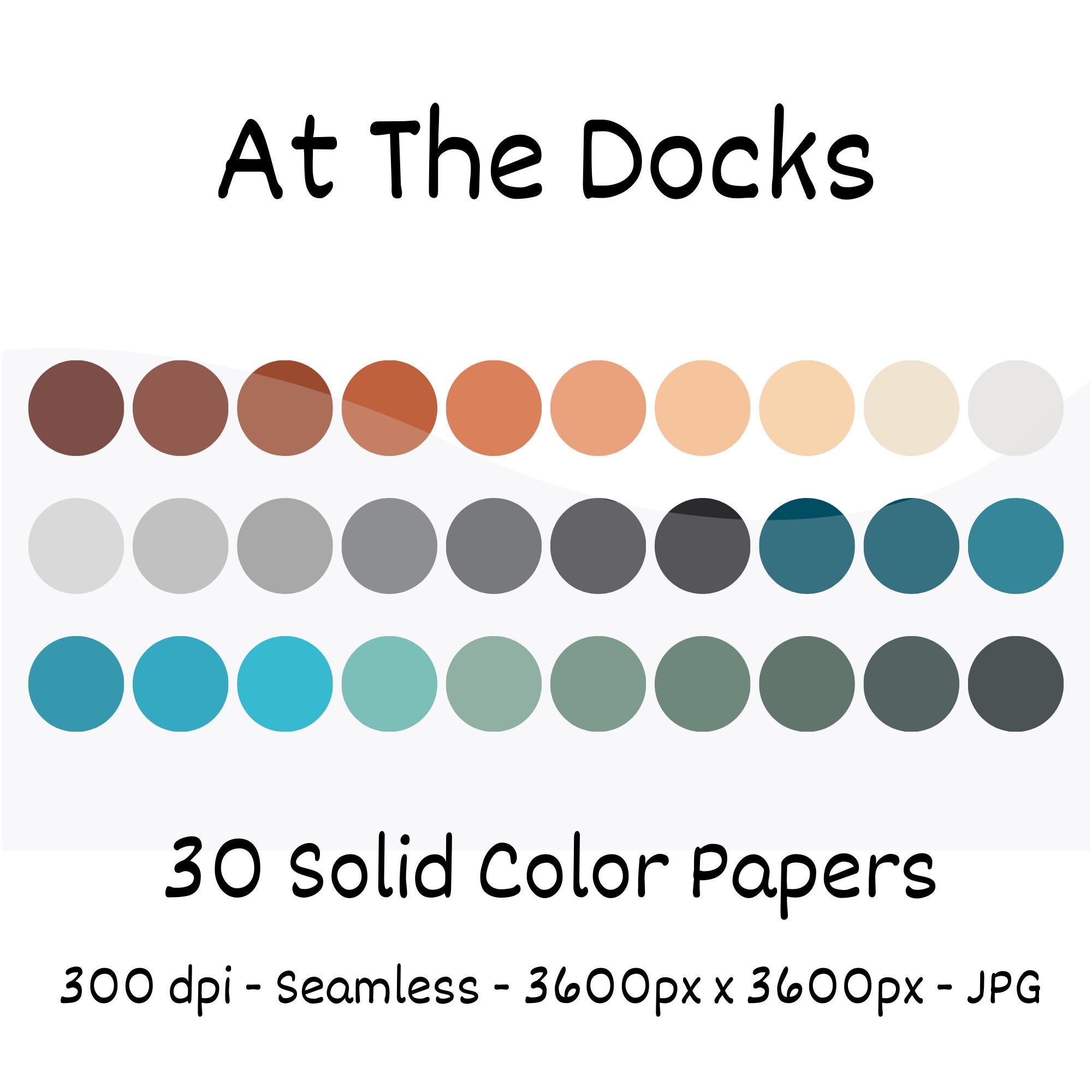 Nautical Color Palette, Maritime Digital Paper Pack, Coastal ...