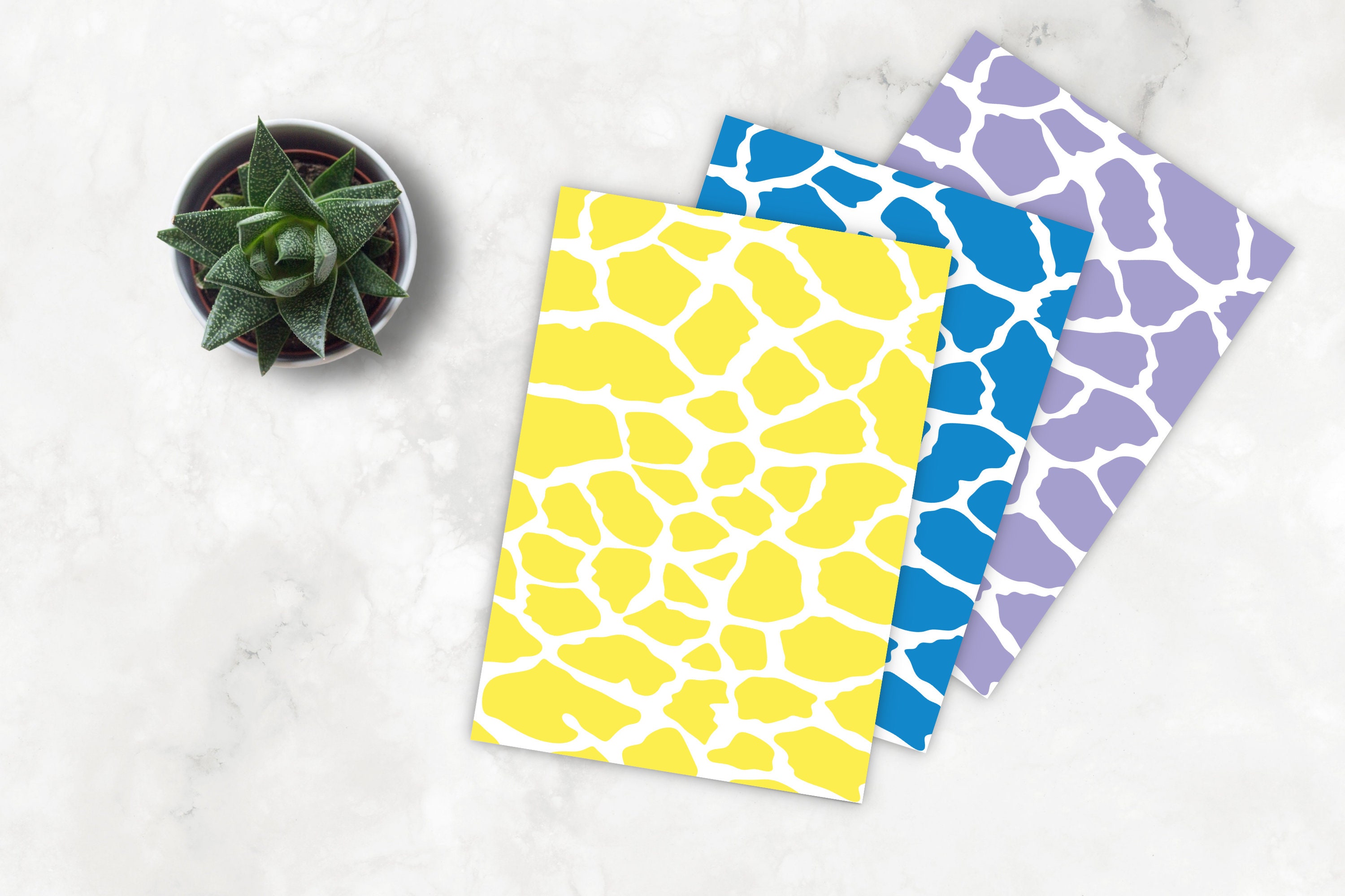 100 Giraffe Patterns Digital Papers, Safari Animal Print, 12x12in ...