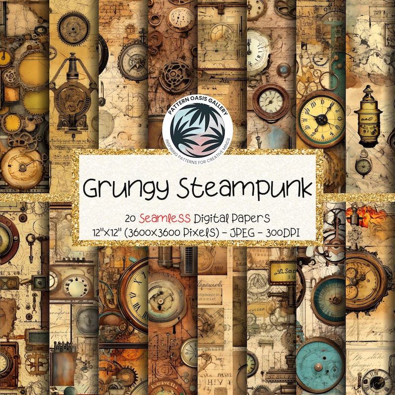 12 Steampunk Clock - Etsy