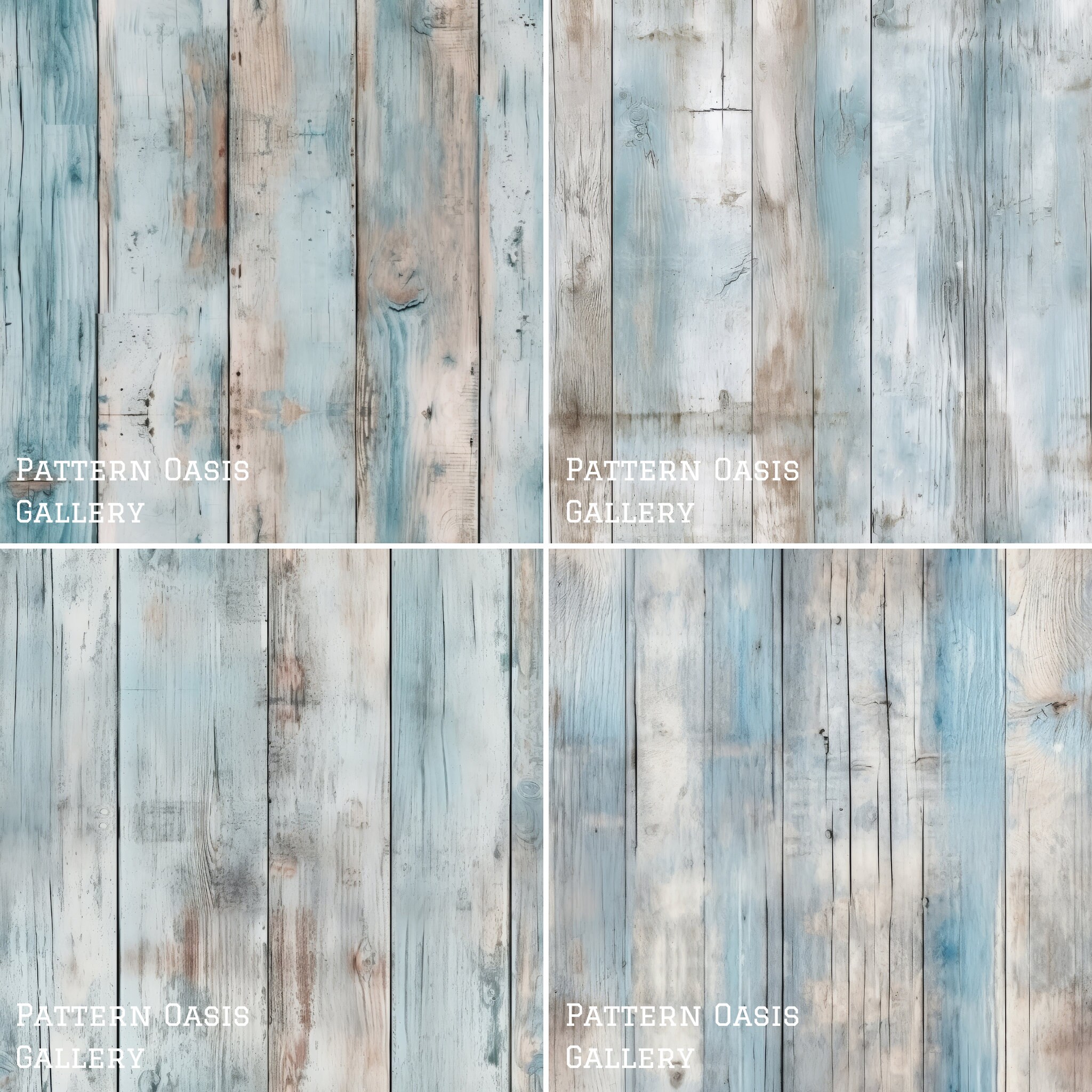 Pale Blue Rustic Wood Textures, Scrapbook Paper (digital Download) - Etsy