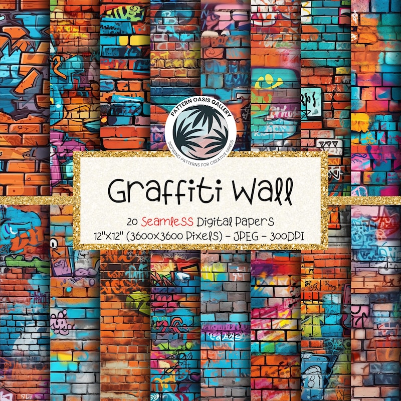 Graffiti Pdf Template - Etsy UK