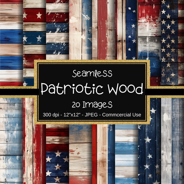 Patriotic Paper Digital - Etsy