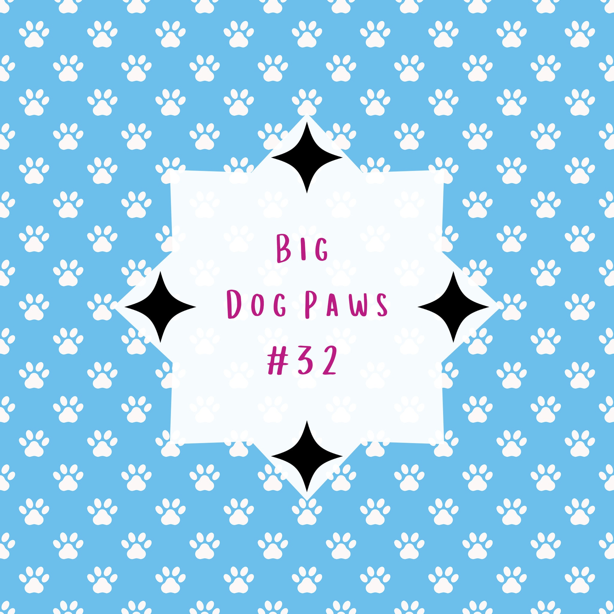 100 Colors Paw Print Digital Paper Pack Pattern 3, Printable Puppy Dog ...