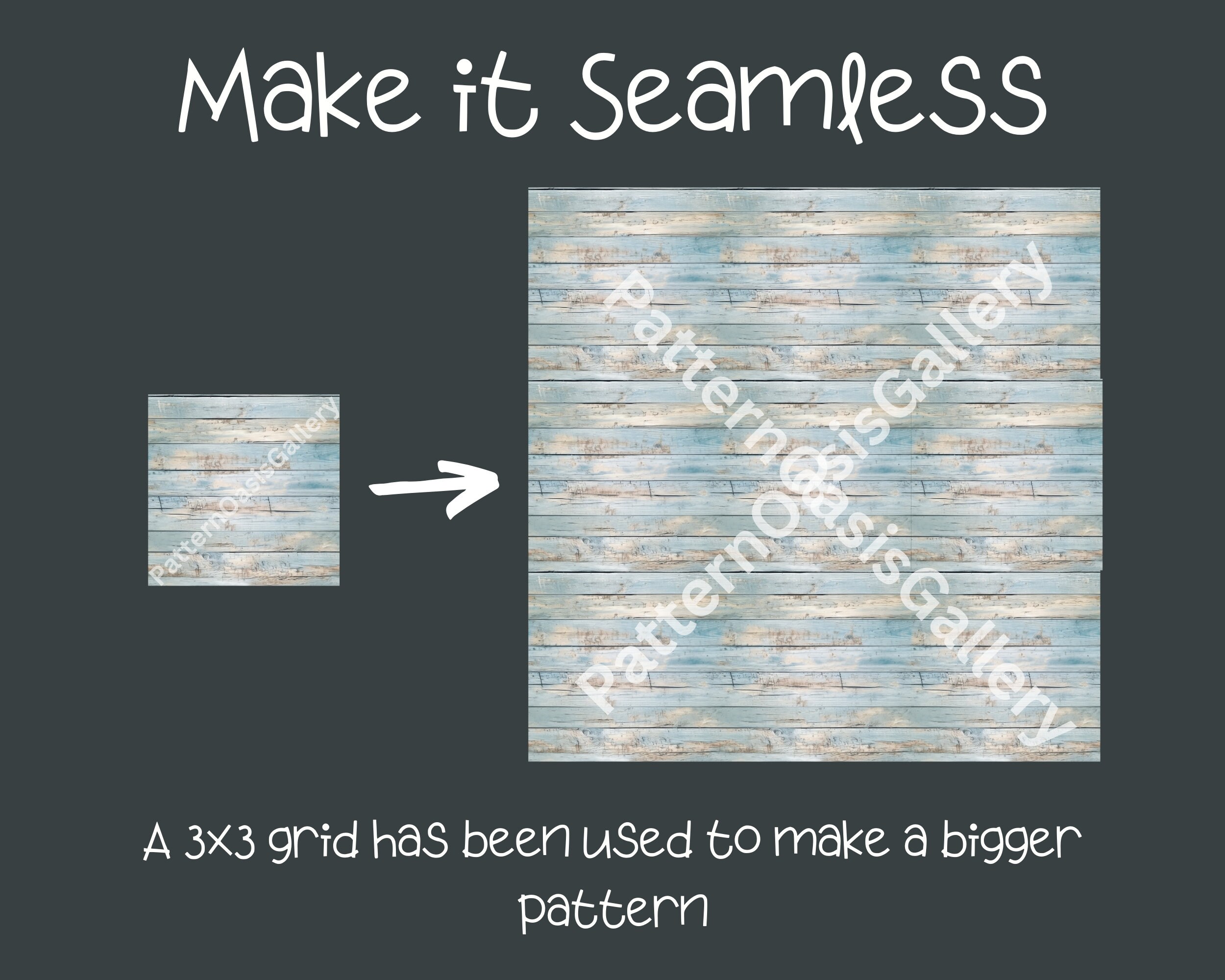 Pale Blue Wood Textures Digital Paper, Seamless Rustic Wood Digital ...