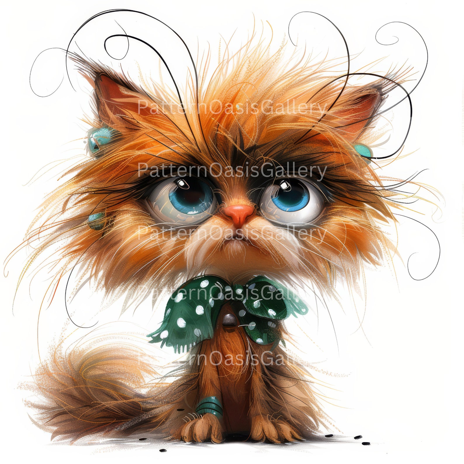 20 Quirky Cat Clip Art, Funny Cat Images, Cat Clipart, Printable ...