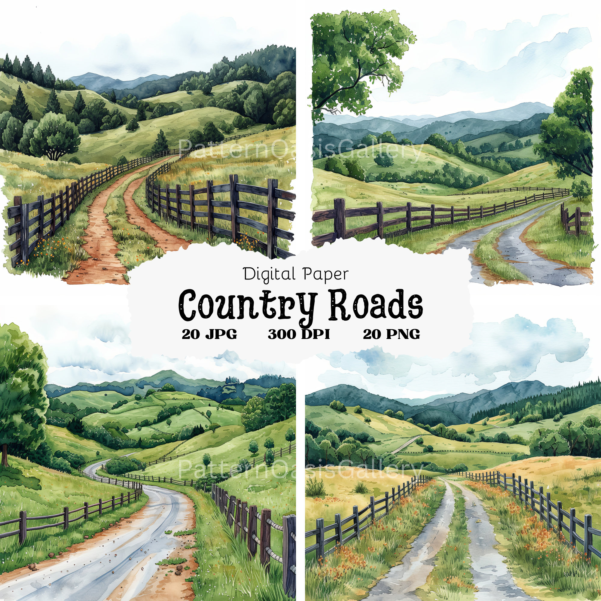 20 Country Roads Clipart, Country Laneways Images, Country Backgrounds ...