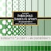 Shades of Green Polka Dots Seamless Digital Paper Pack, 12"x12", 480 ...