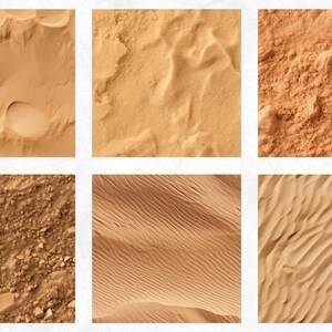 Seamless Sand Texture Digital Paper, Desert Sand Textures, Sand ...