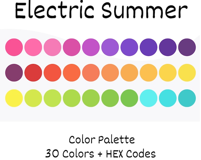 Pastel Goth Color Palette, Hex Codes, Rgb Codes, Procreate Swatches ...