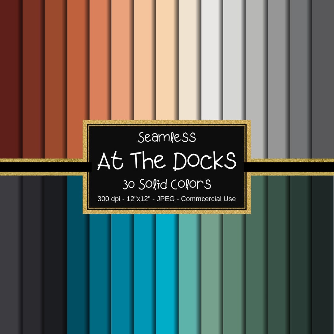 Nautical Color Palette, Maritime Digital Paper Pack, Coastal ...