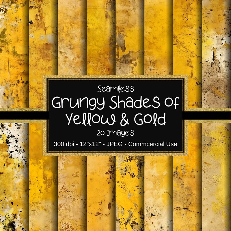 Gold Scrapbook Paper - Etsy