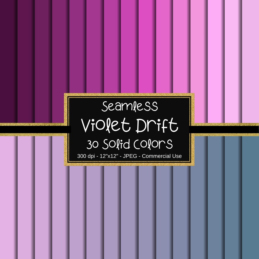 Violet Drift Digital Paper Pack, Base Digital Paper, Printable Solid ...