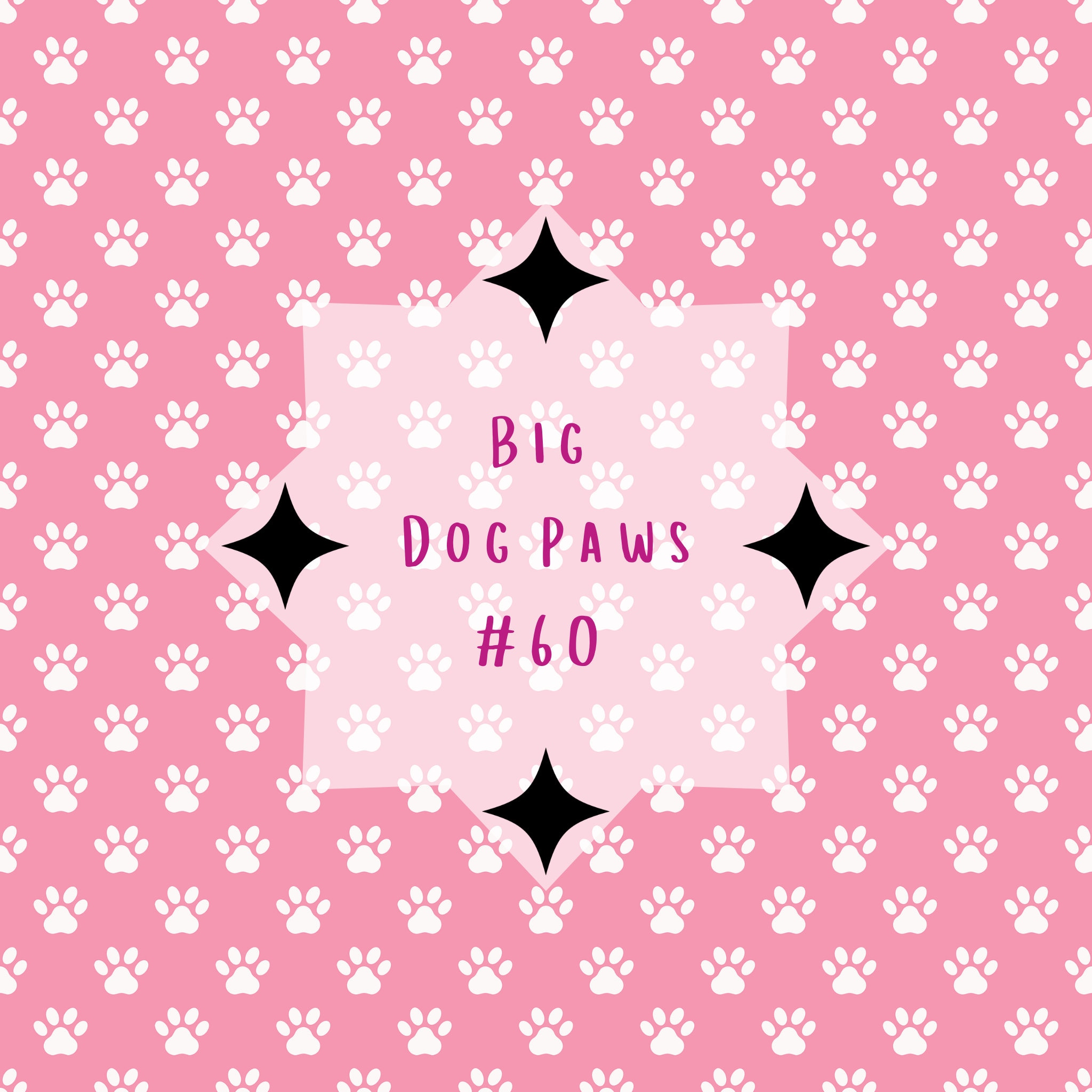 100 Colors Paw Print Digital Paper Pack - Pattern #3, Printable Puppy ...