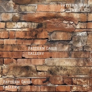 Aged Brick Wall Background, Digital Paper, Distressed Textures, Old ...