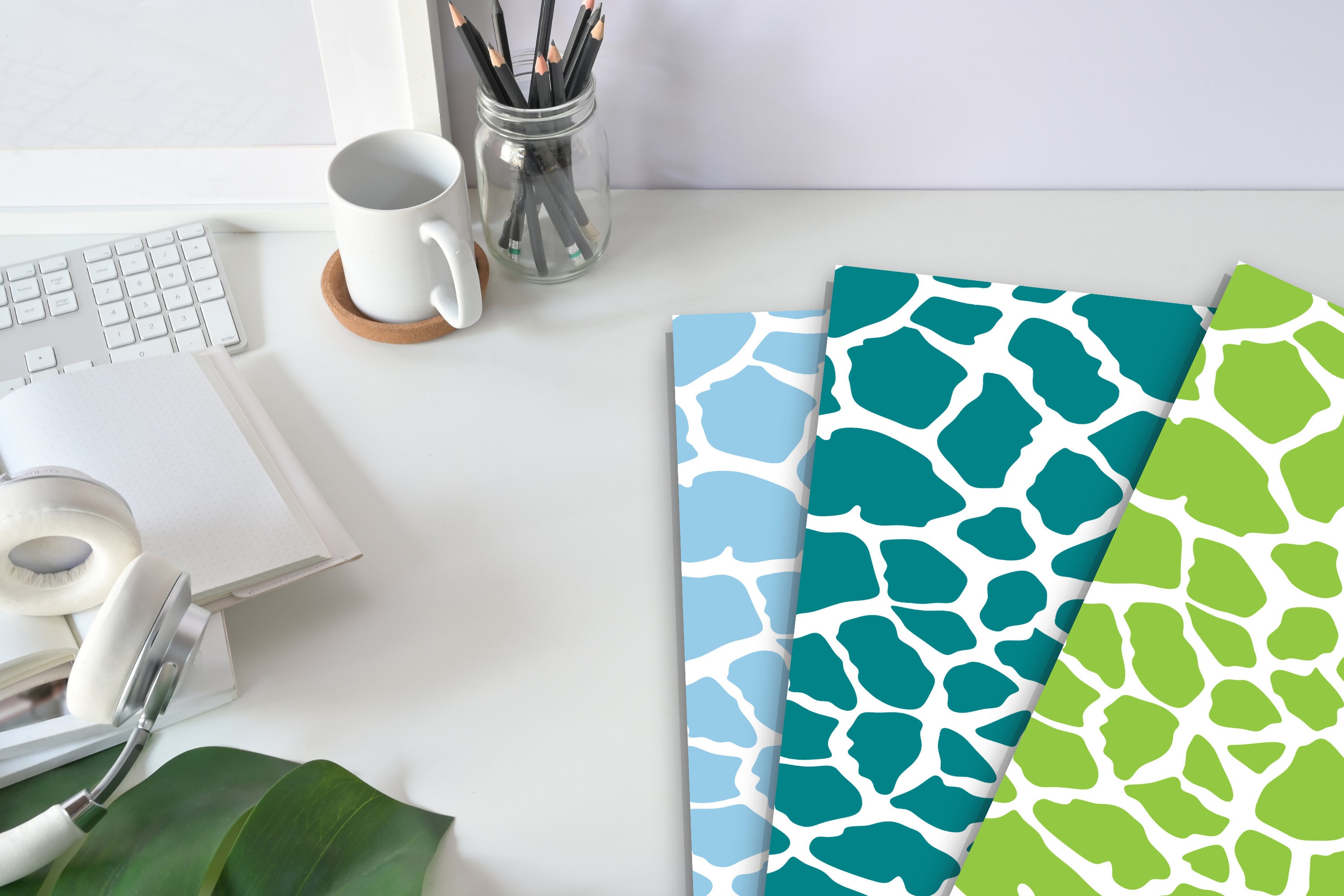 100 Giraffe Patterns Digital Papers, Safari Animal Print, 12x12in ...