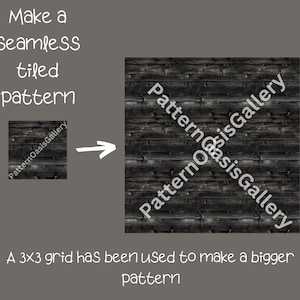 Black Wood Textures Digital Paper, Seamless Rustic Wood Digital Paper ...