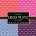 100 Colors Class of 2025 Seamless Digital Papers, Graduation Patterns ...